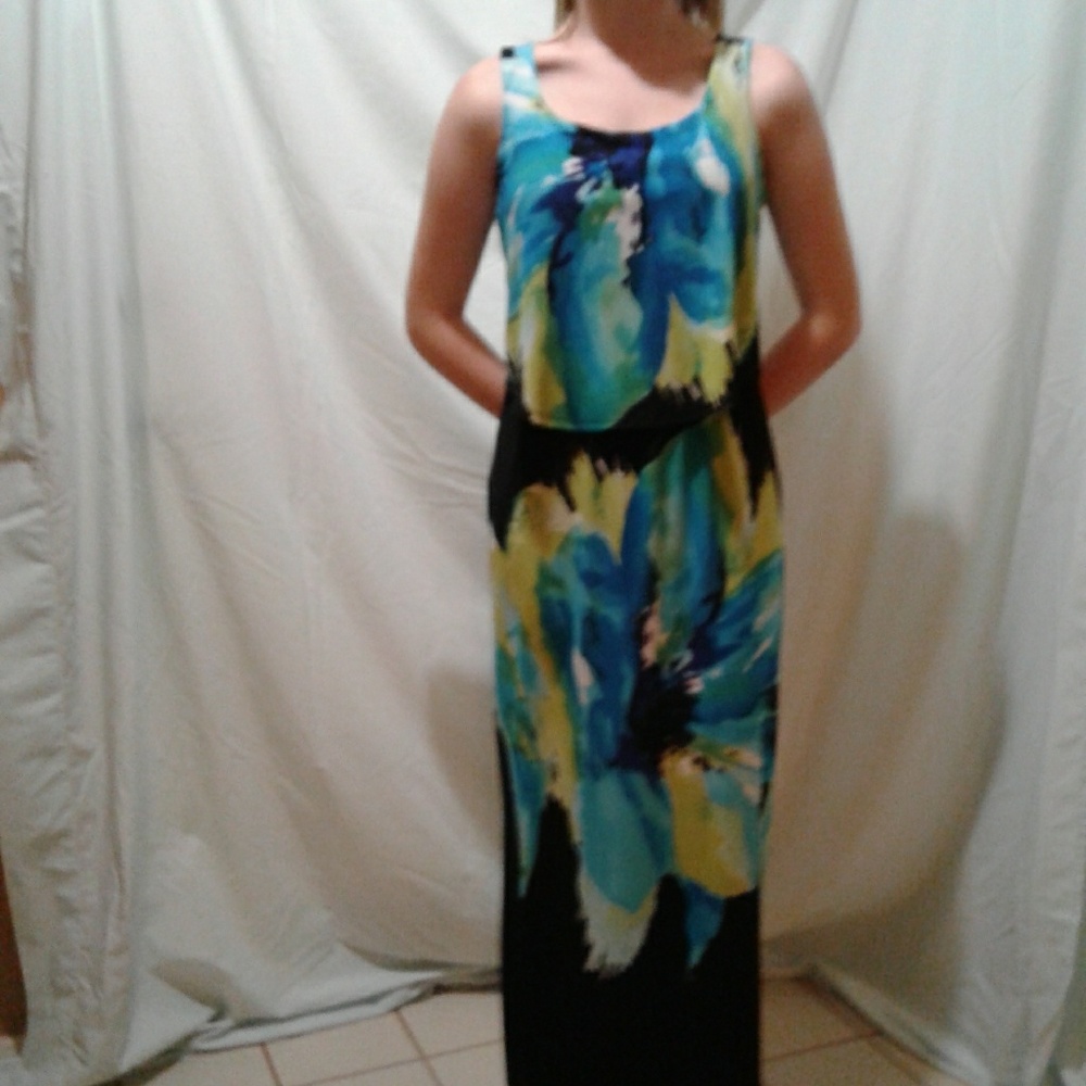 Signature By Robbie Bee Maxi Dress - Gem